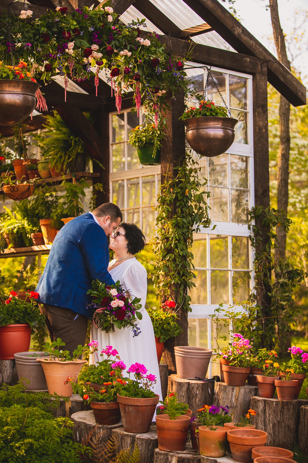 Greenhouse Wedding Venue | Micro Wedding | Spring Wedding Inspo