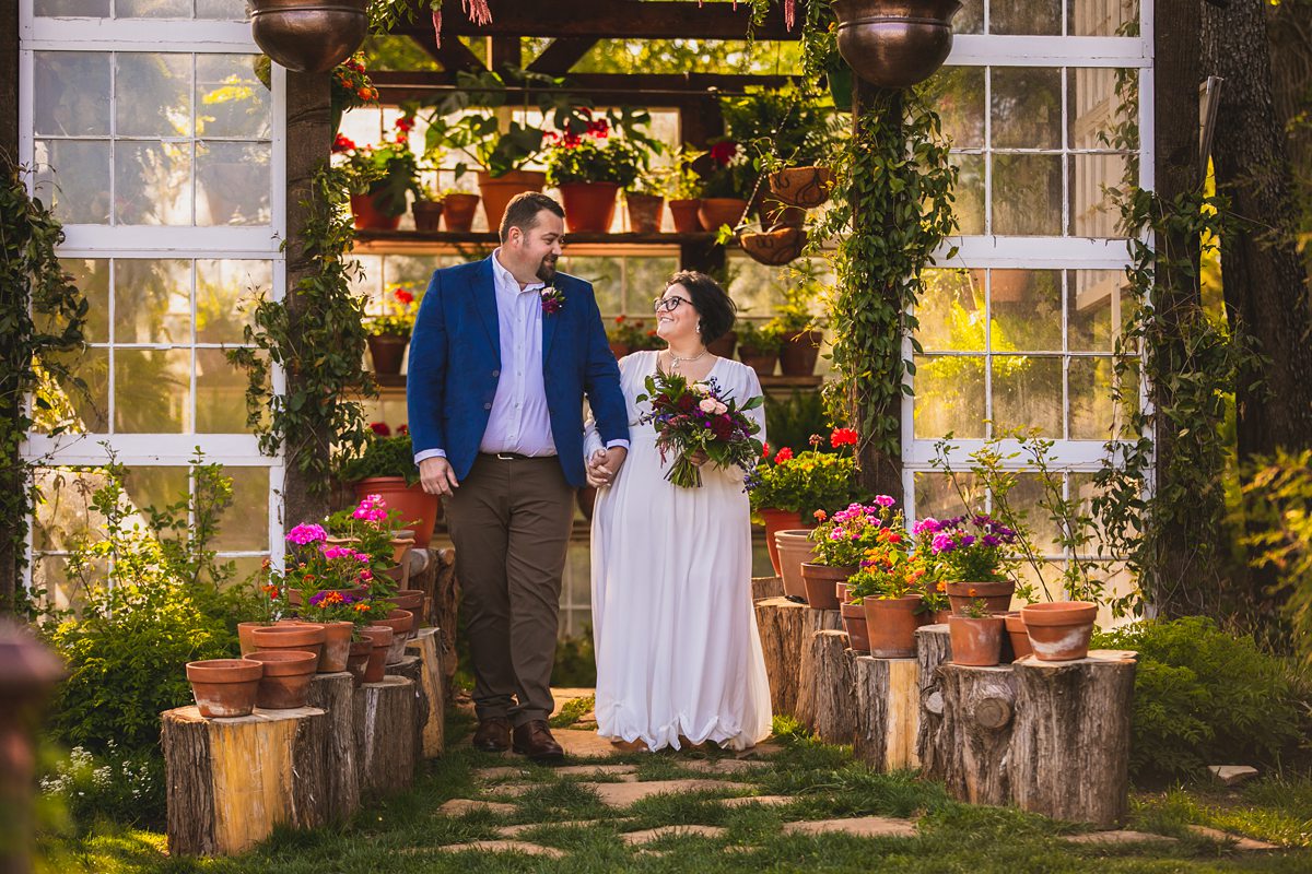 Greenhouse Wedding Venue | Micro Wedding | Spring Wedding Inspo