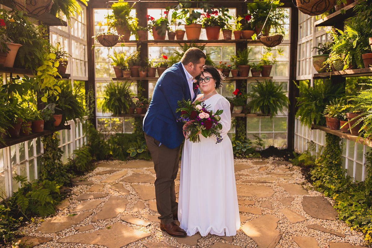 Greenhouse Wedding Venue | Micro Wedding | Spring Wedding Inspo