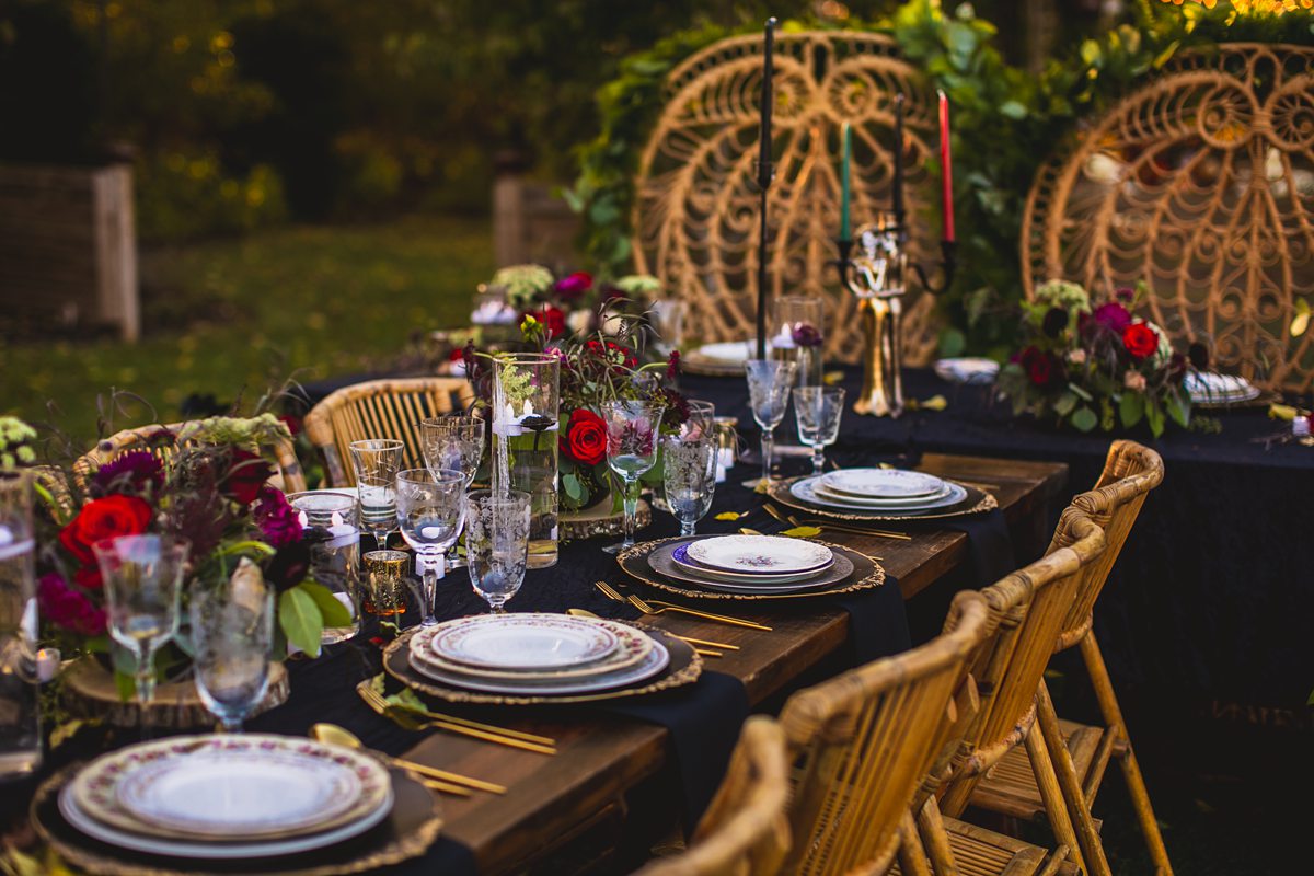 Moody Wedding | Gothic | Goth Inspired Ceremony | Micro Wedding Venue ...