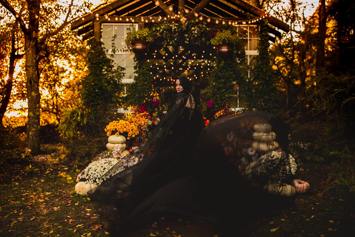 Moody Wedding | Gothic | Goth Inspired Ceremony | Micro Wedding Venue ...